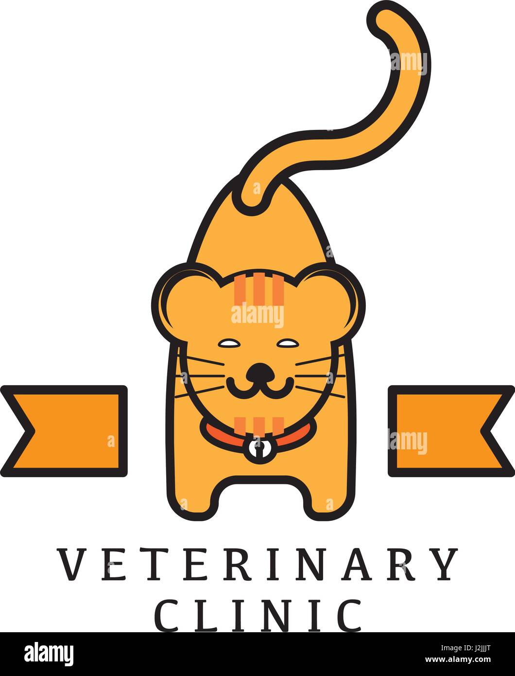 veterinary logo with text space for your slogan / tagline, vector ...