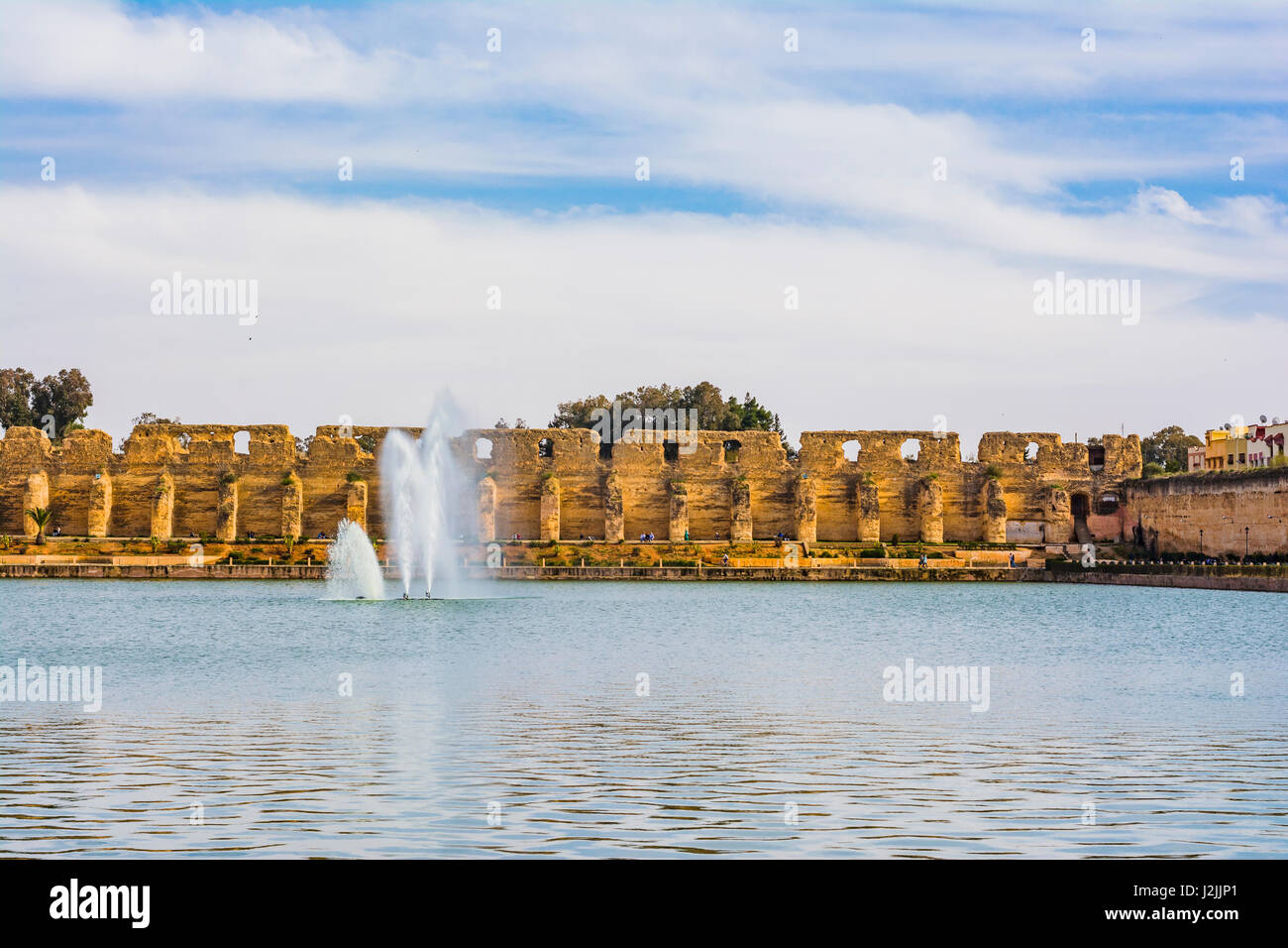 Agdal pond. Meknes, Morocco, North Africa Stock Photo - Alamy
