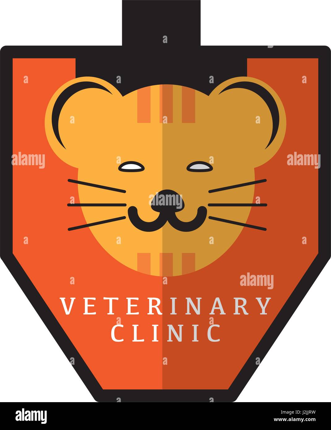 veterinary logo with text space for your slogan / tagline, vector ...
