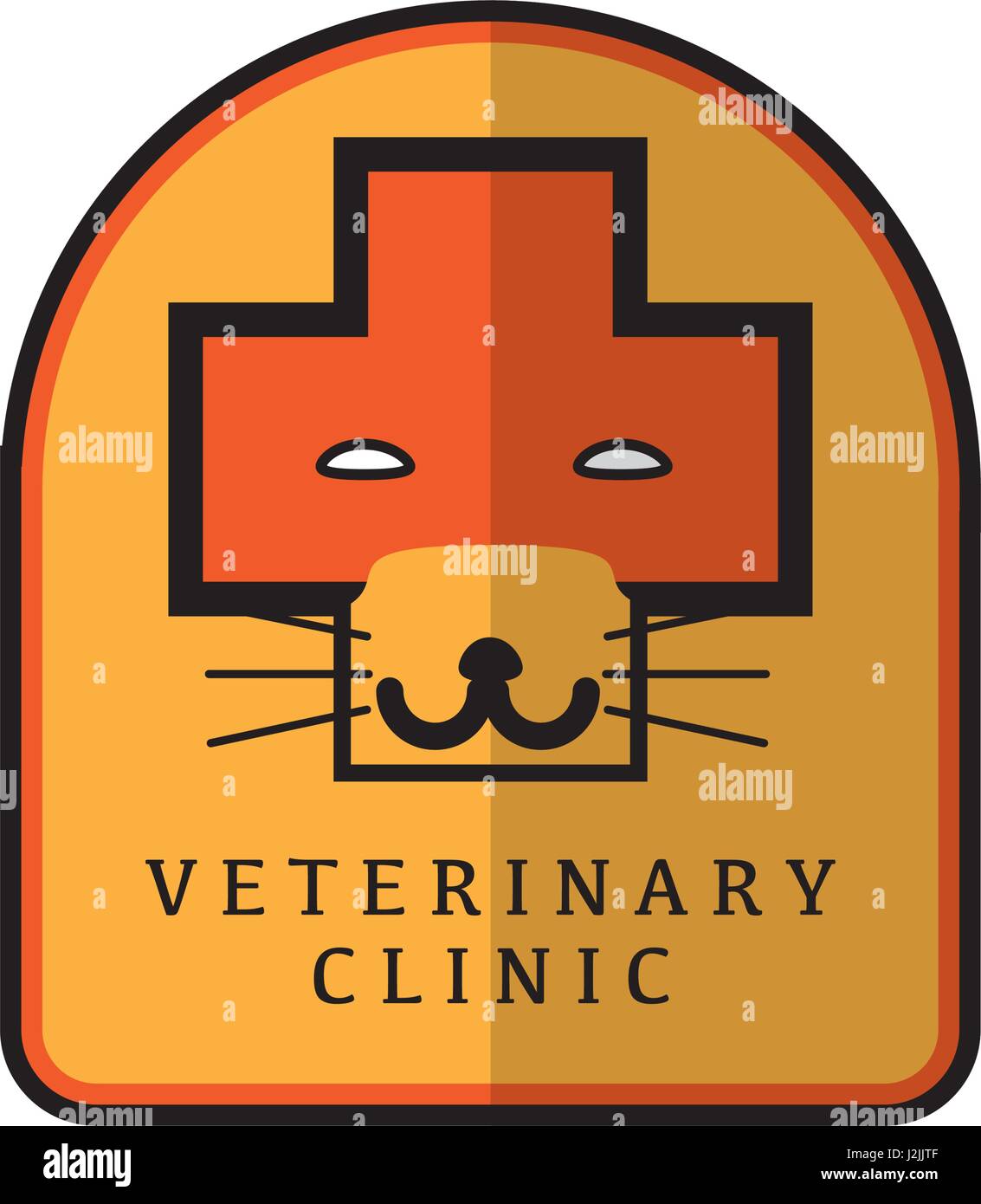 veterinary logo with text space for your slogan / tagline, vector ...