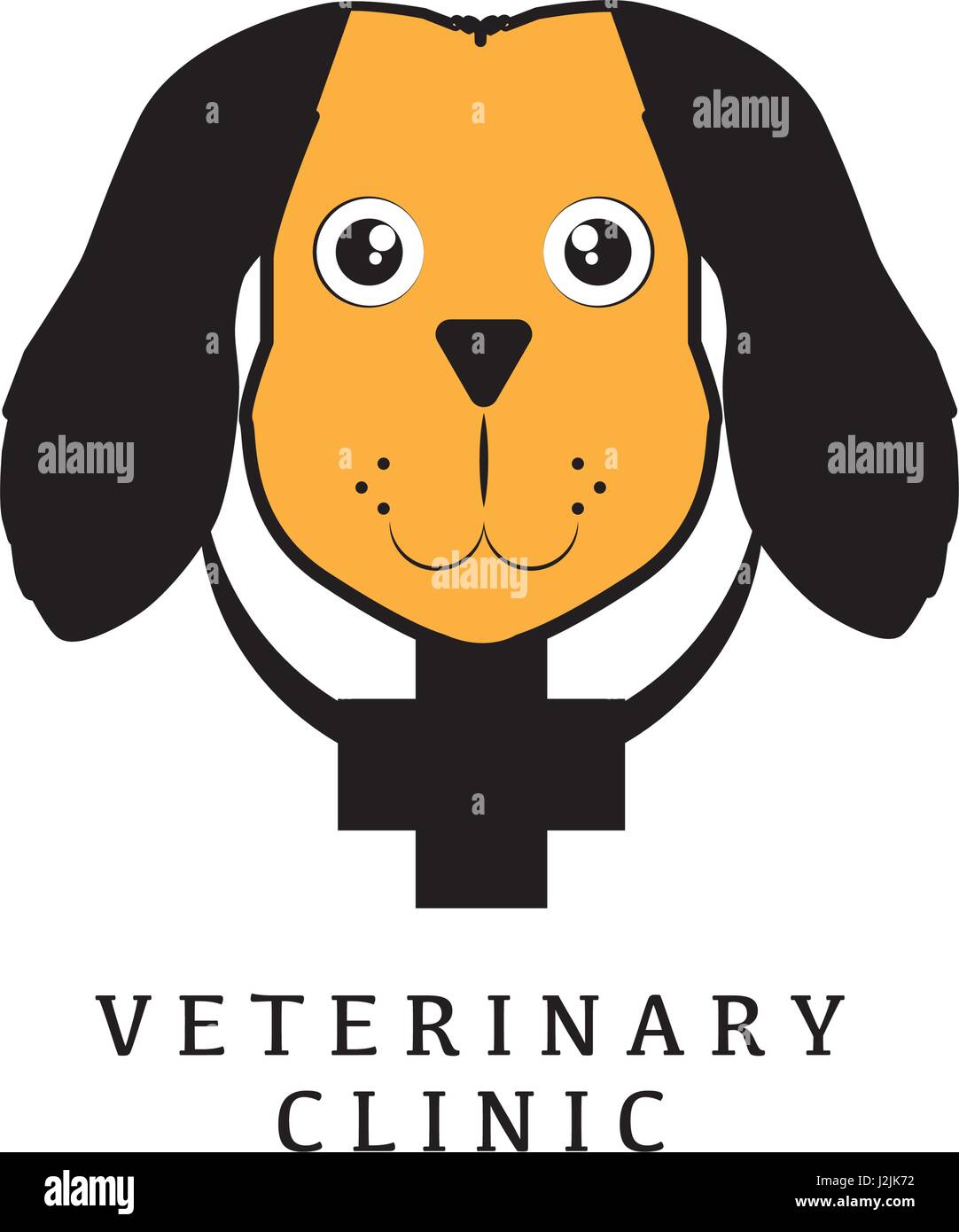 veterinary logo with text space for your slogan / tagline, vector ...