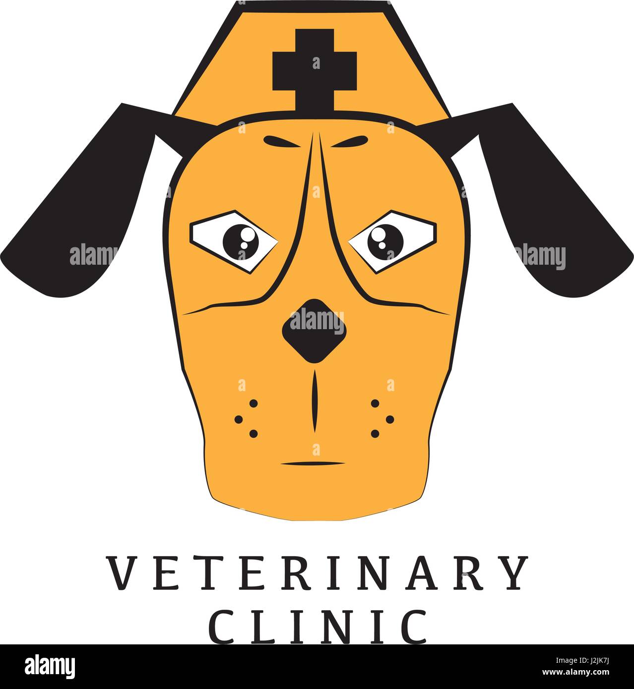 veterinary logo with text space for your slogan / tagline, vector ...