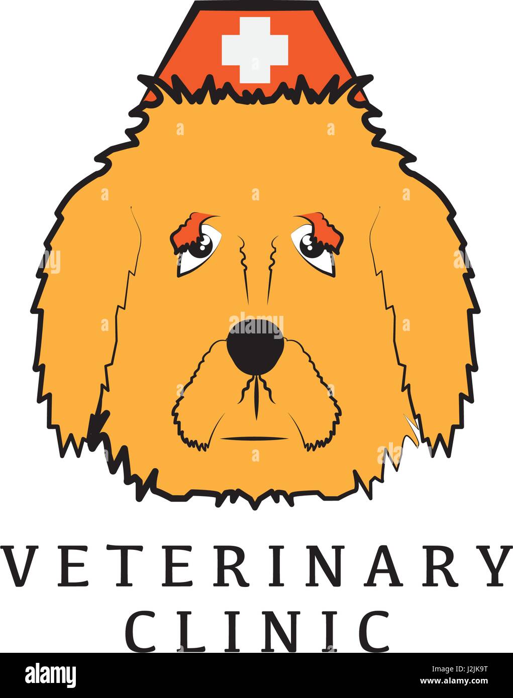 veterinary logo with text space for your slogan / tagline, vector ...