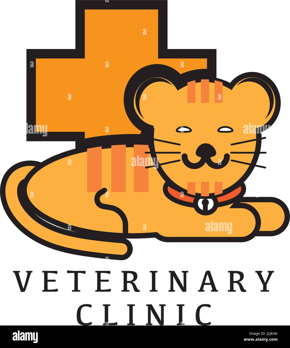 veterinary logo with text space for your slogan / tagline, vector ...