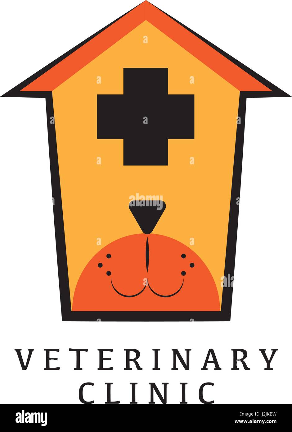 veterinary logo with text space for your slogan / tagline, vector ...