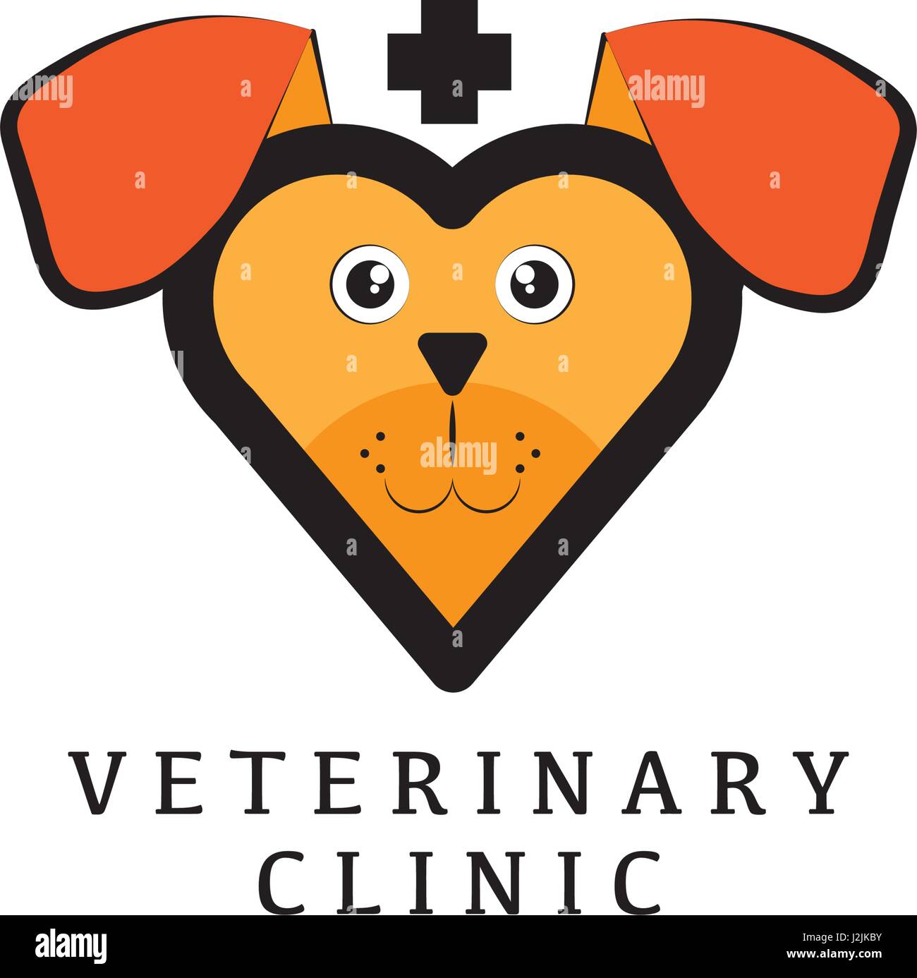 veterinary logo with text space for your slogan / tagline, vector ...