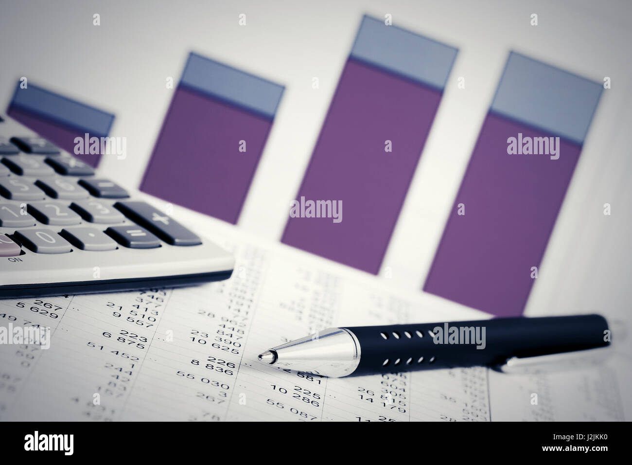 Financial accounting stock market graphs analysis Stock Photo - Alamy
