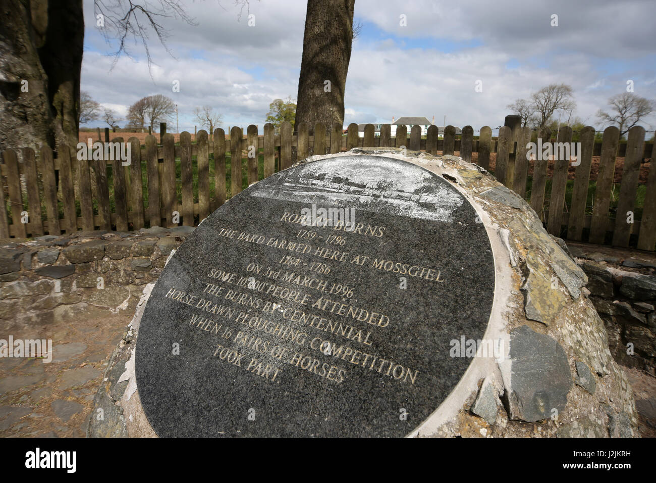 Mossgiel Farm ,Mauchline,.Ayrshire, Scotland, UK. Scottish poet Robert ...