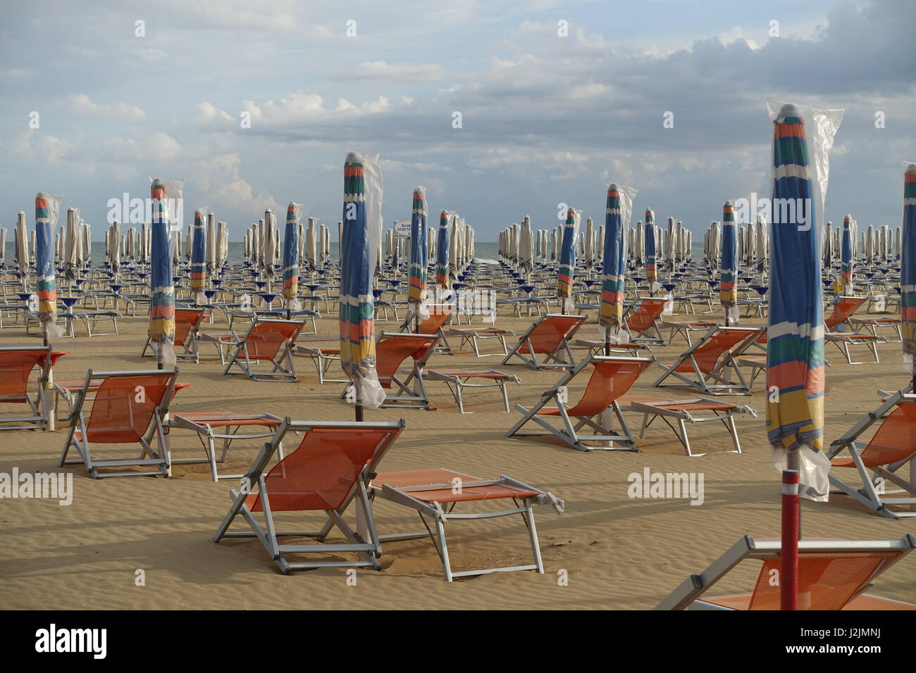 Italien, Bibione, Strand - Italy, Bibione, Beach Stock Photo - Alamy
