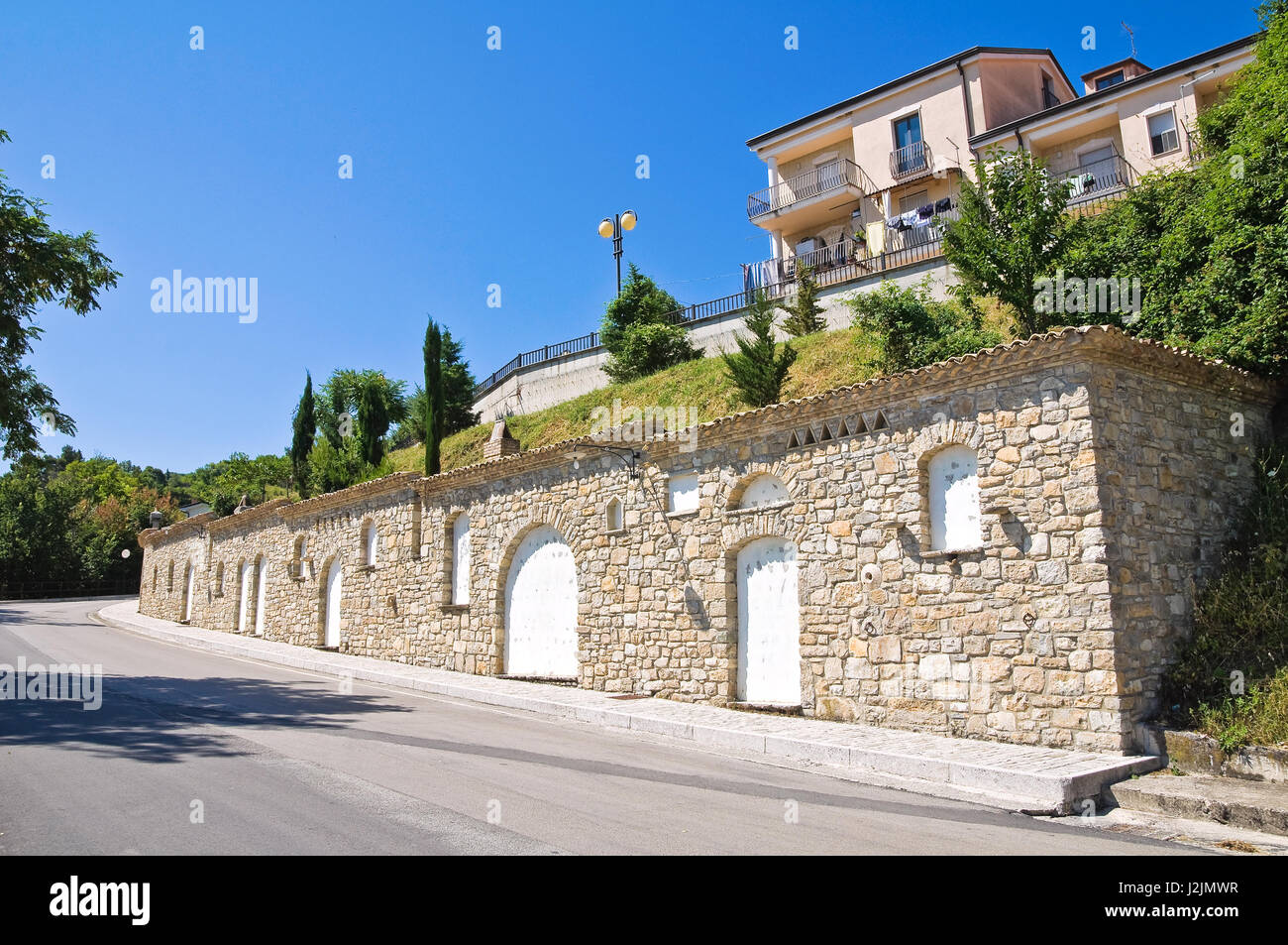View of Alberona. Puglia. Italy Stock Photo - Alamy