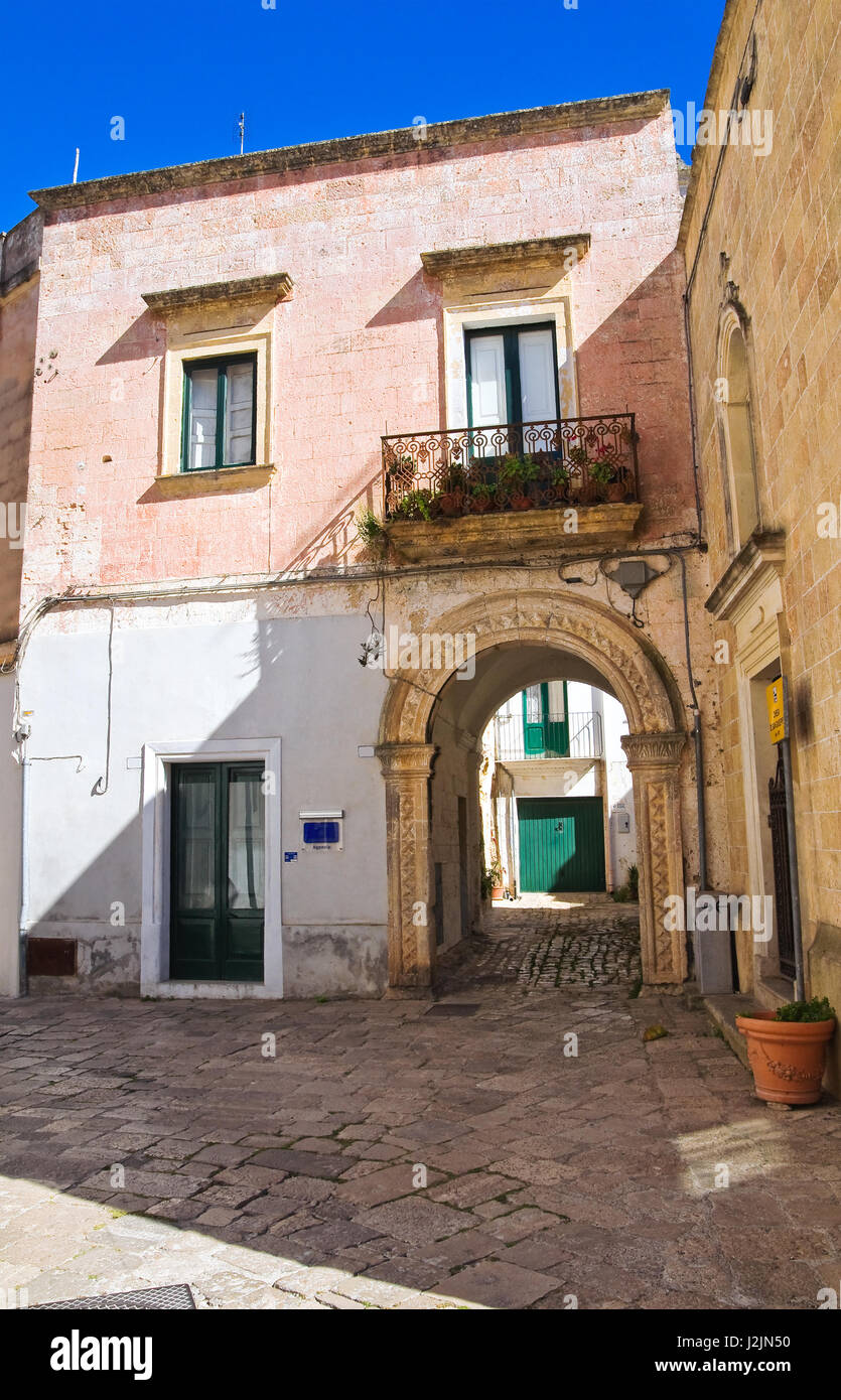 Alleyway. Alessano. Puglia. Italy Stock Photo - Alamy