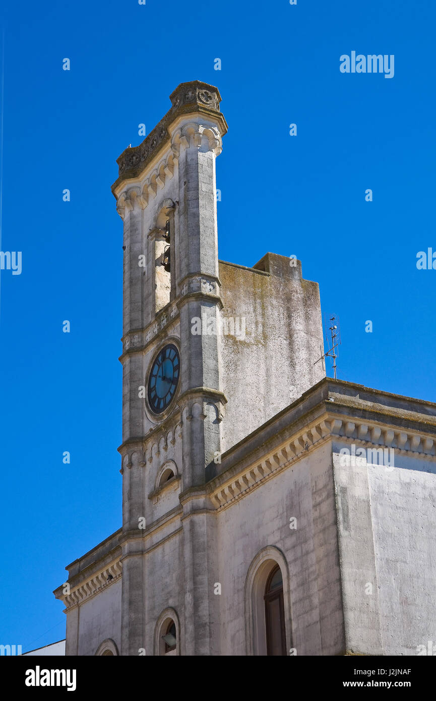 Clocktower. Alessano. Puglia. Italy Stock Photo - Alamy