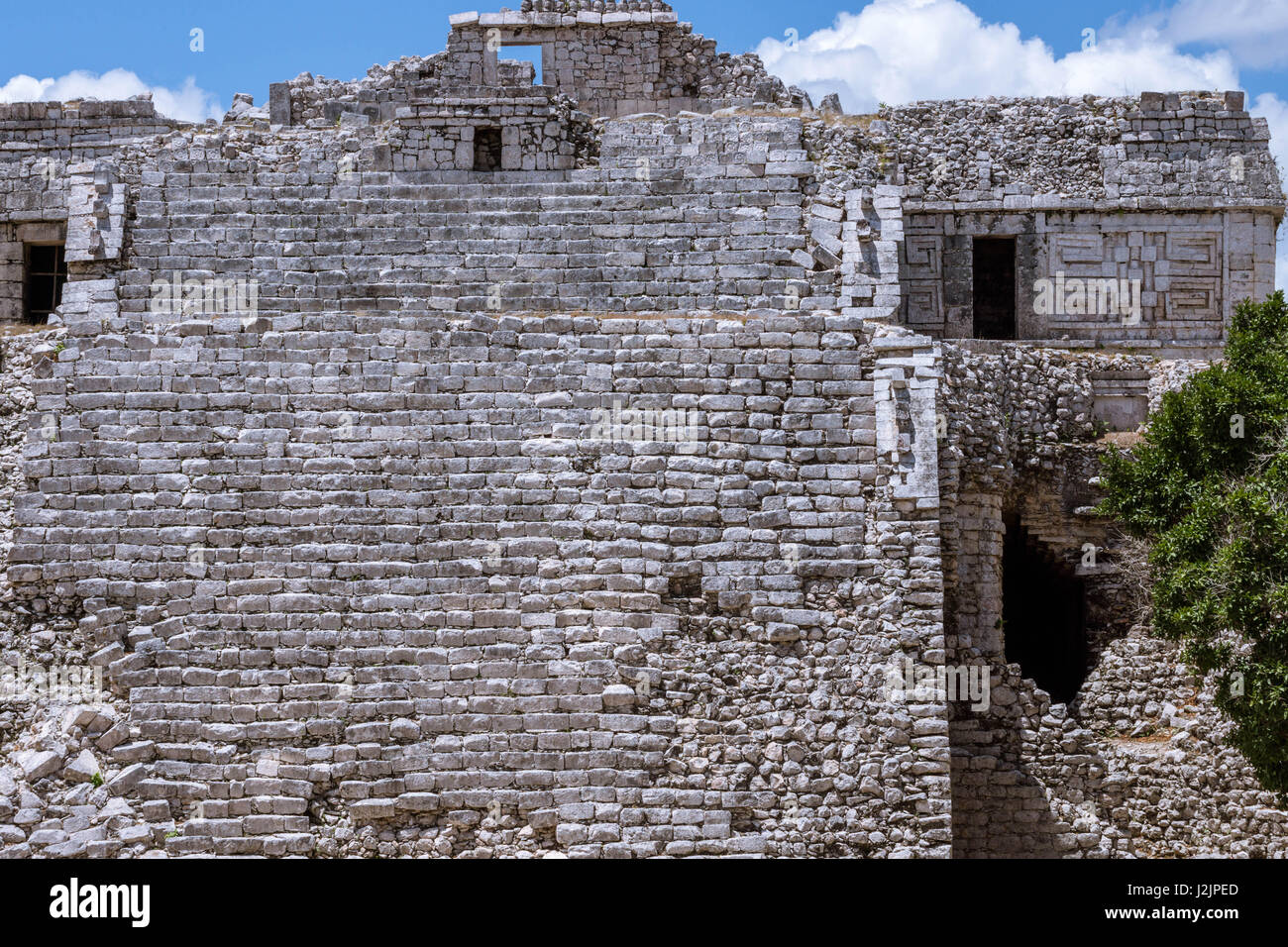 Las Monjas ('The Nunnery') contains rooms filled with rubble to help ...