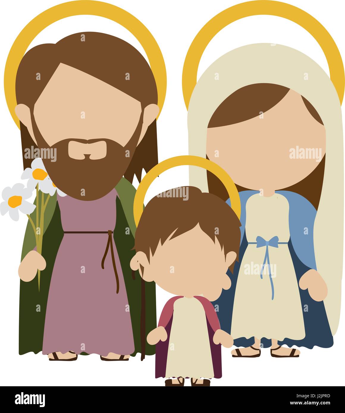 white background with colorful silhouette of faceless image of sacred ...