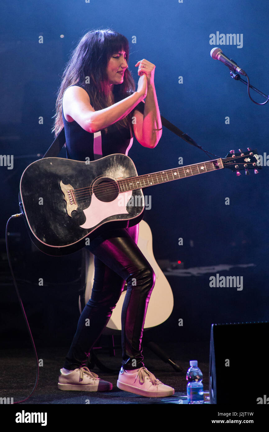 Milan, Italy. 27th Apr, 2017. The Scottish singer-songwriter Kate ...