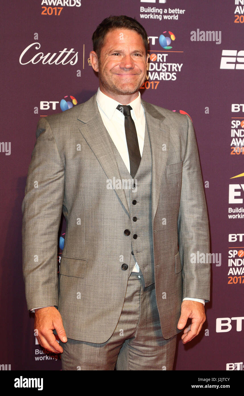 London, UK. 27th Apr, 2017. Steve Backshall at BT Sport Industry Awards ...