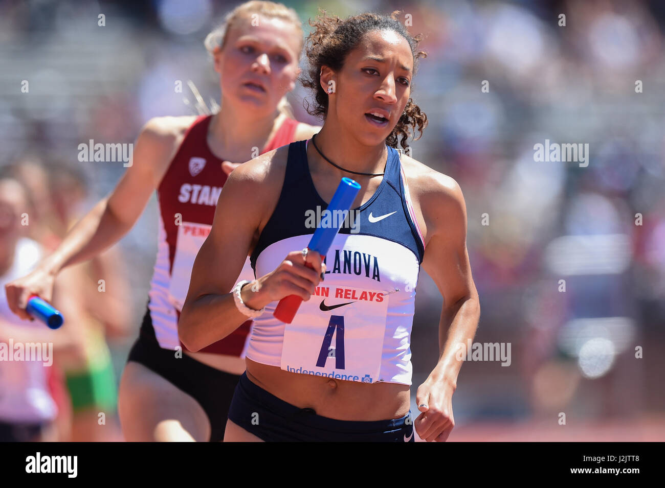 Philadelphia, USA. 28th Apr, 2017. Villanova's Angel Piccirillo runs in ...