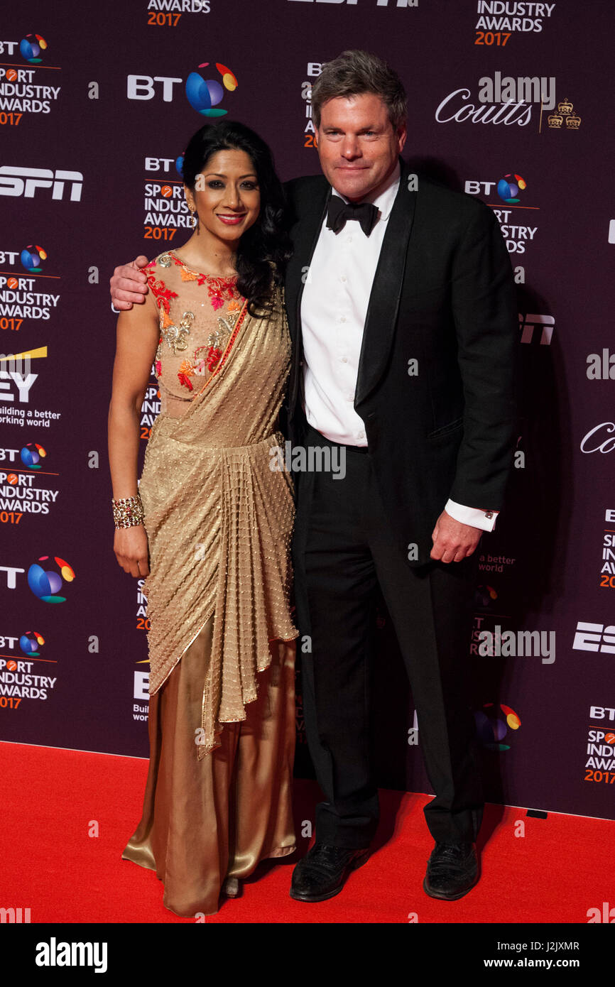 London, UK. 27 April 2017. Reshmin Chowdhury and Mark Durden-Smith ...