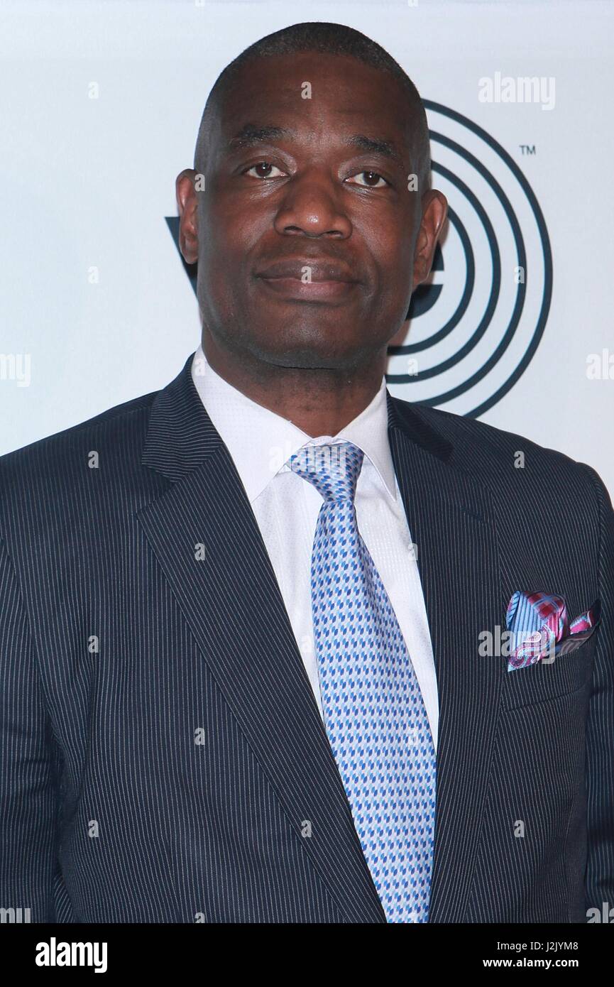 New York, NY, USA. 28th Apr, 2017. Dikembe Mutombo at We Are Family ...