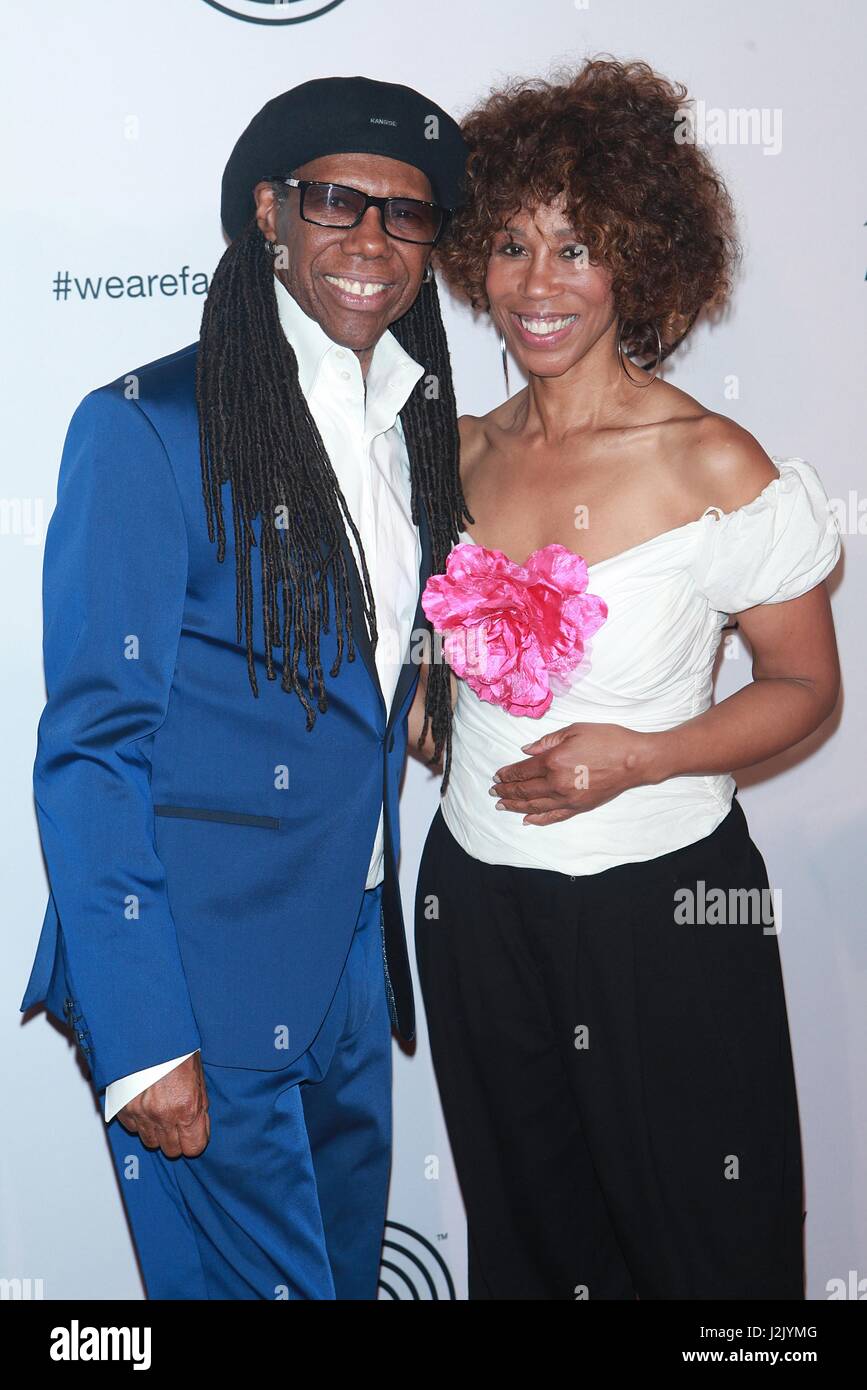 New York, NY, USA. 28th Apr, 2017. Nile Rodgers at We Are Family ...
