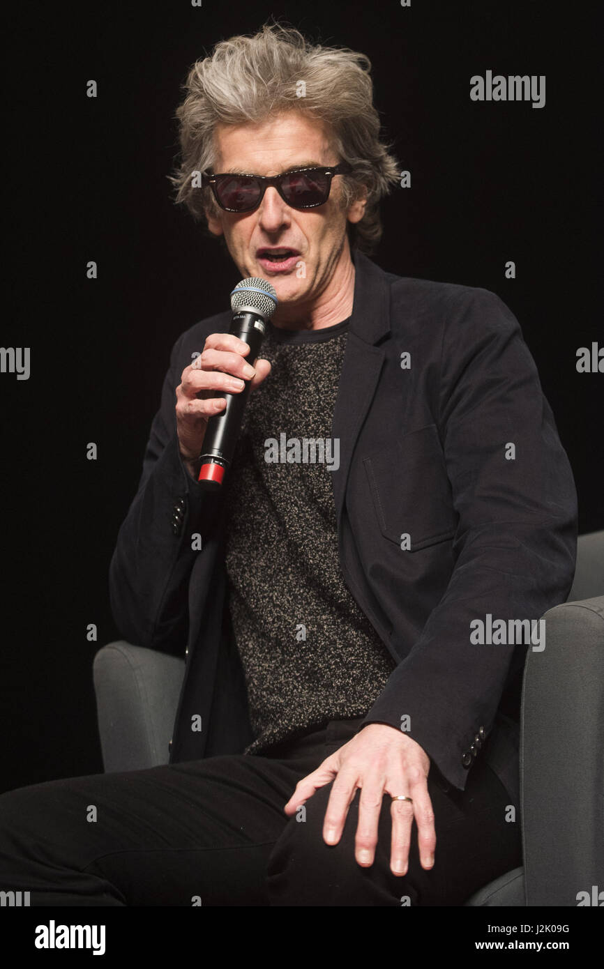 Calgary, Alberta, Canada. 28th Apr, 2017. Actor PETER CAPALDI shares ...