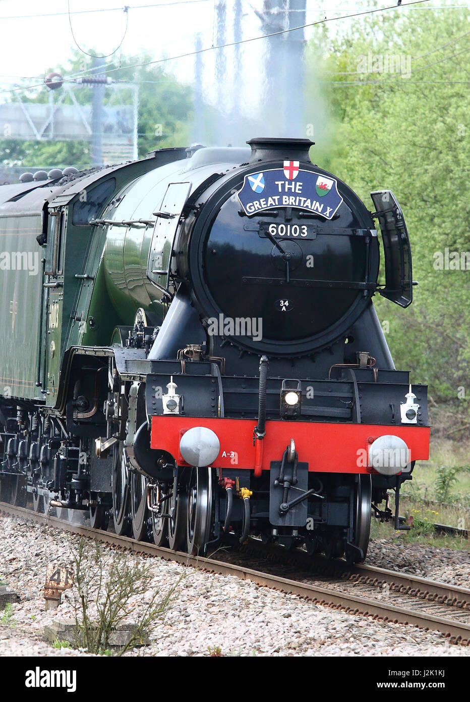 Bedfordshire, UK. 29th Apr, 2017. The legendary 'The Flying Scotsman ...