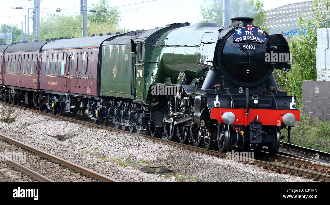 Bedfordshire, UK. 29th Apr, 2017. The legendary 'The Flying Scotsman ...