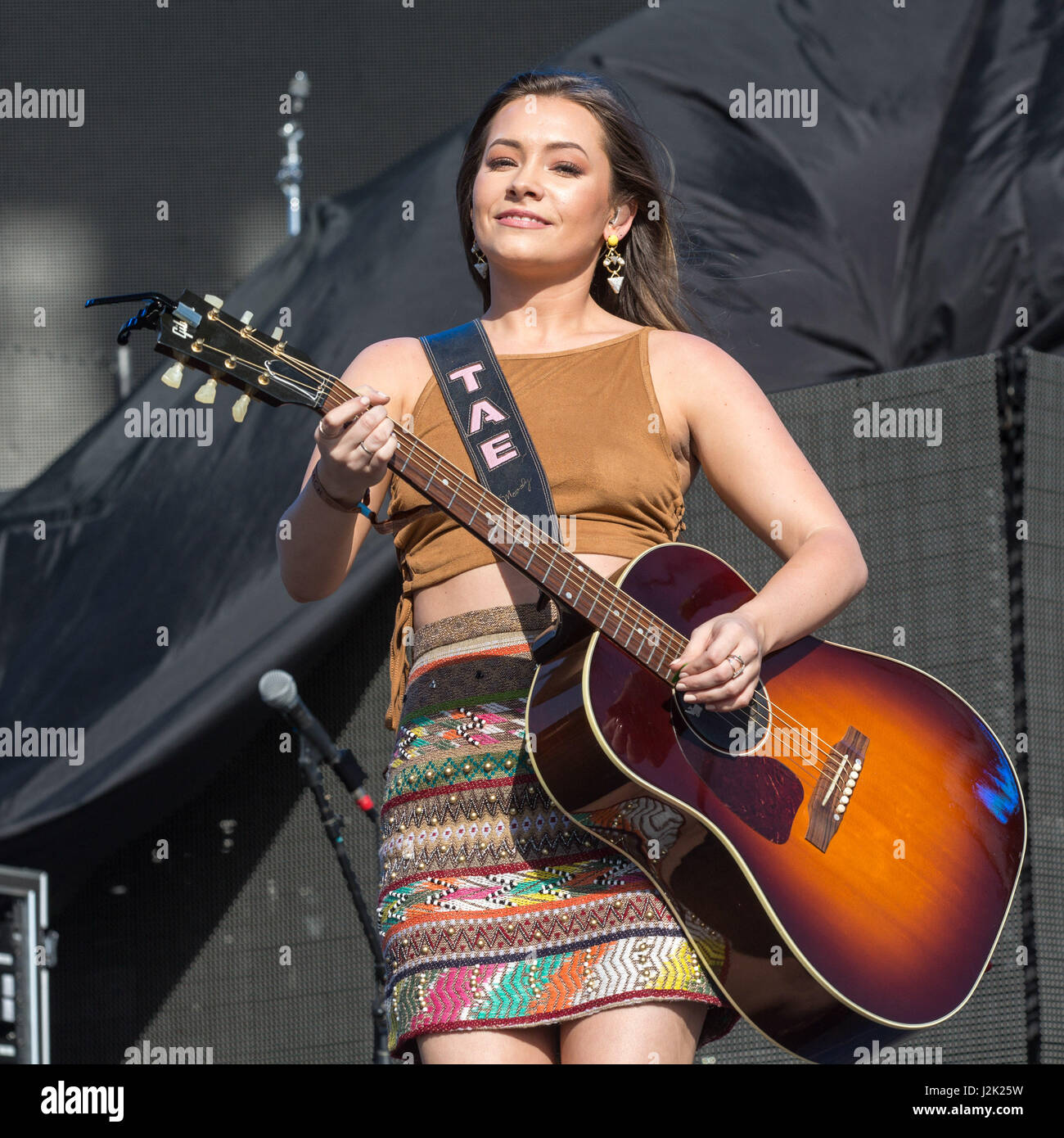 Indio, California, USA. 28th Apr, 2017. TAYLOR DYE of Maddie & Tae ...