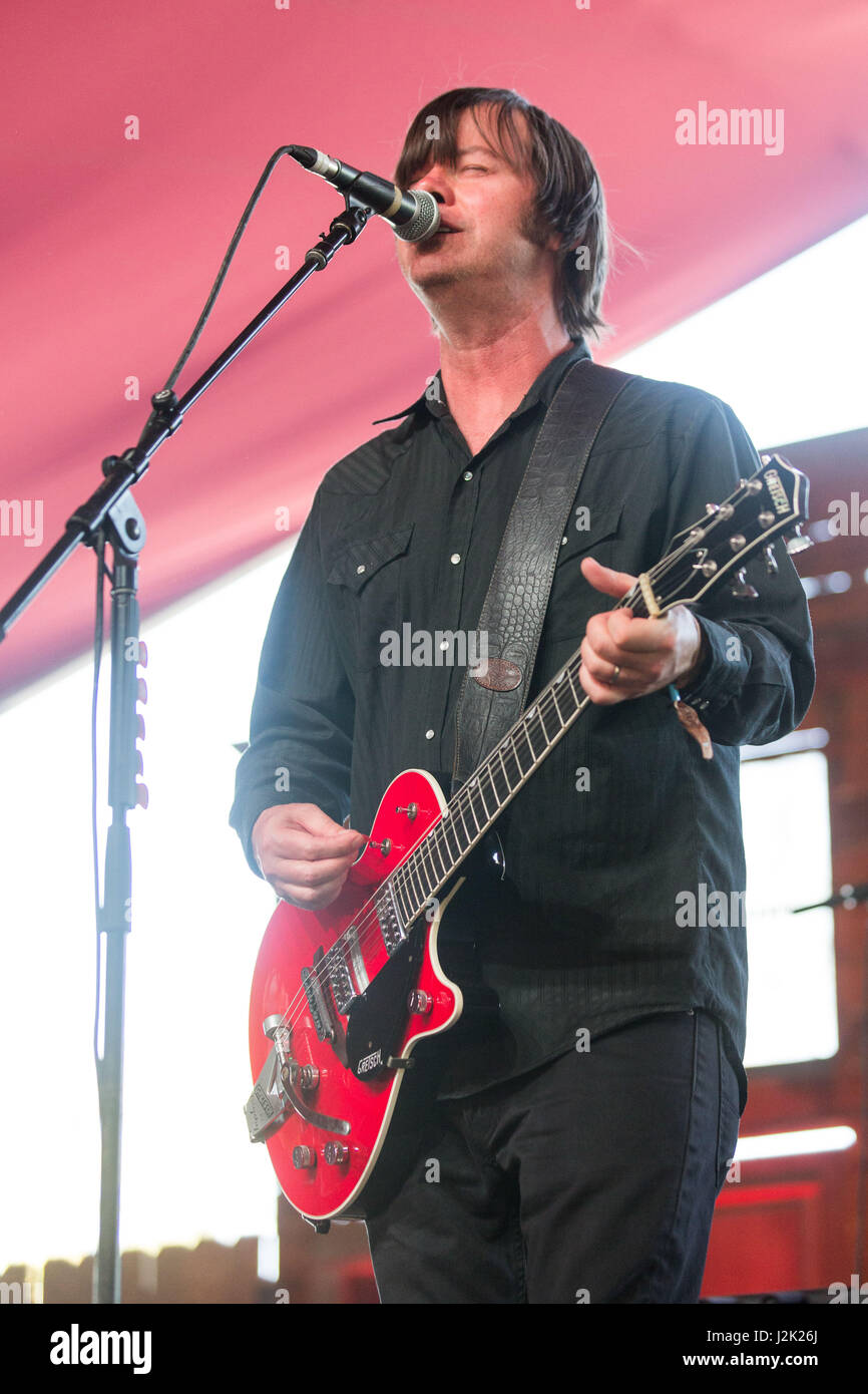 Indio, California, USA. 28th Apr, 2017. JAY FARRAR of Son Volt during ...