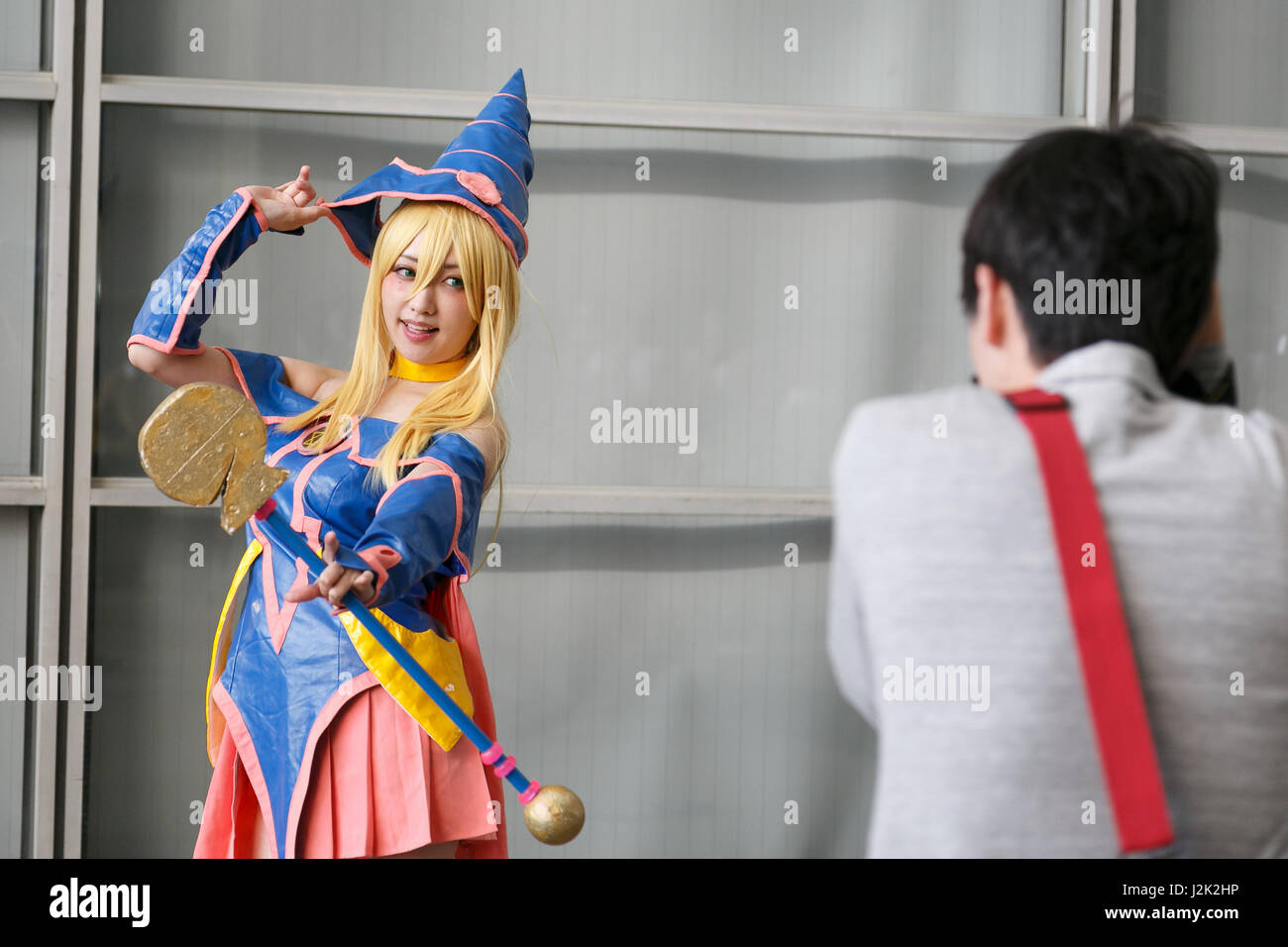 Chiba, Japan. 29th April, 2017. A photographer takes pictures of a ...