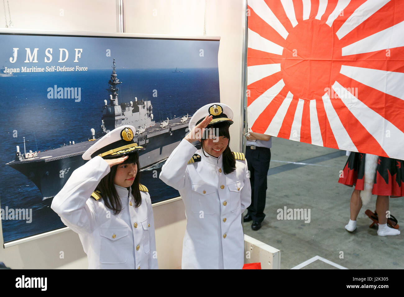 Two japanese women pose in hi-res stock photography and images - Alamy