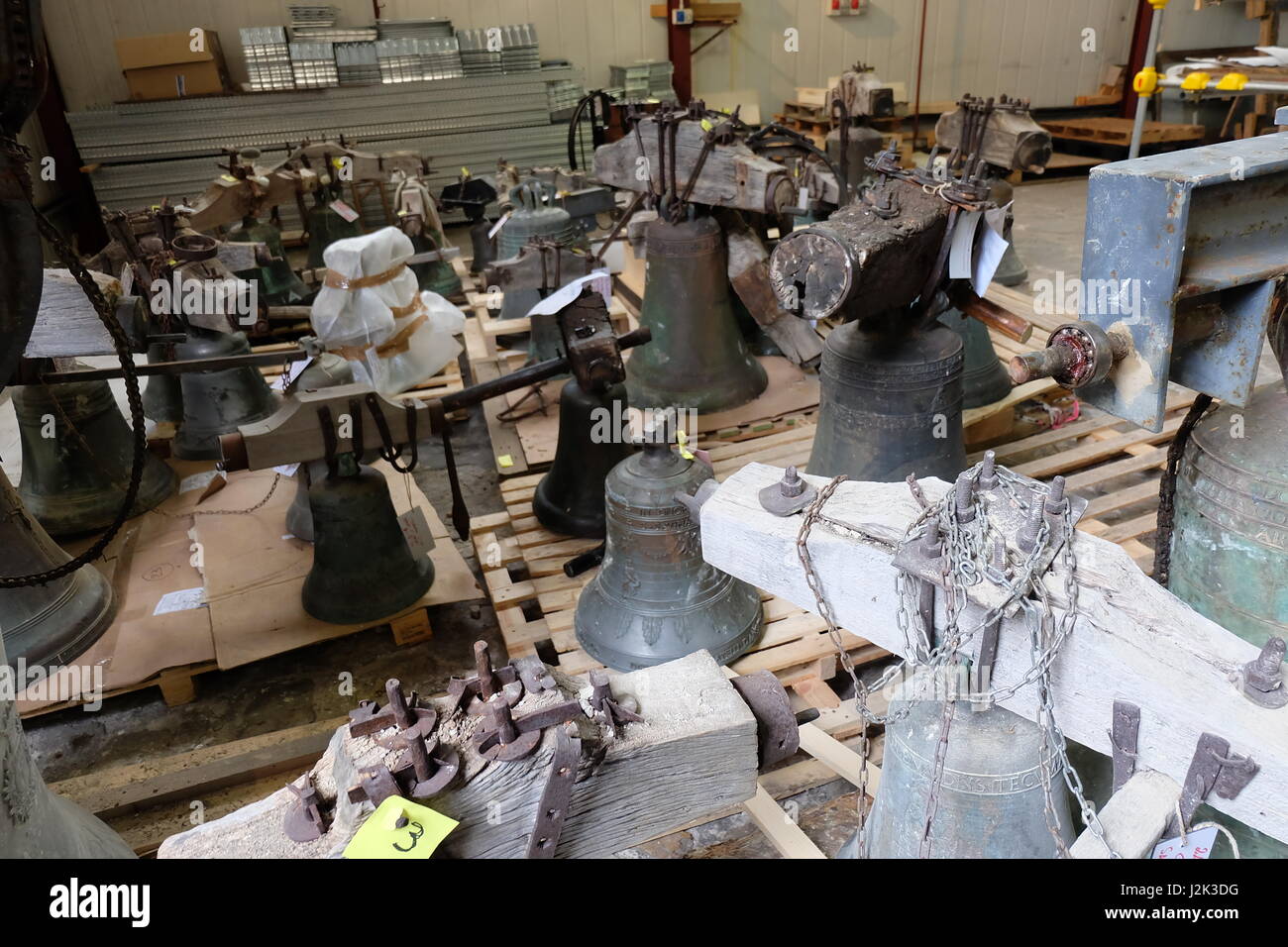 Cittaducale, Italy. 27th Apr, 2017. Numerous church bells from ...