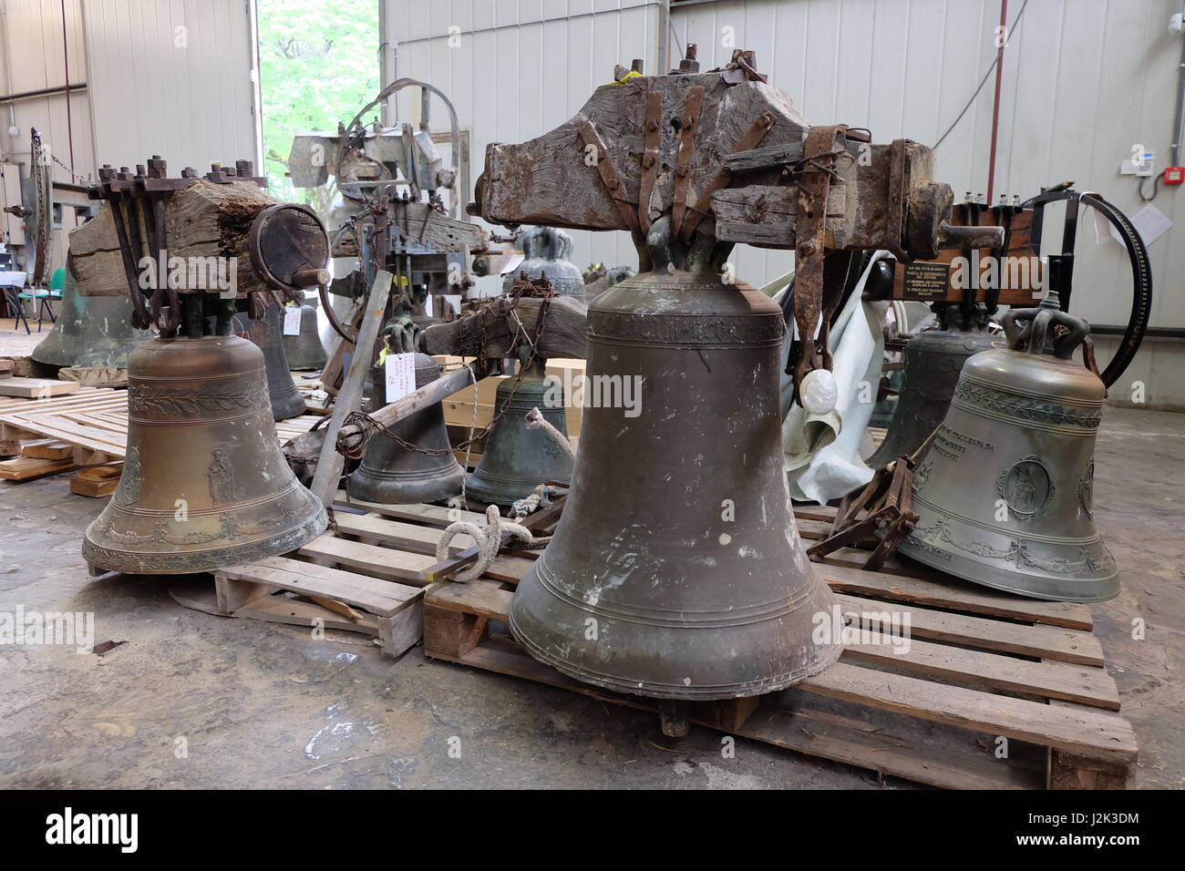 Cittaducale, Italy. 27th Apr, 2017. Numerous church bells from ...