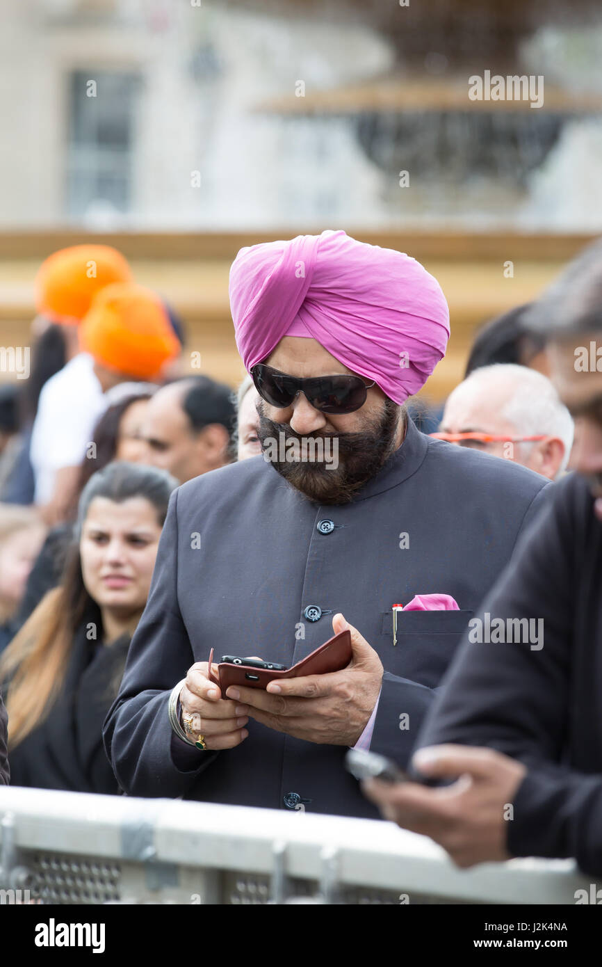 London,UK,29th April 2017,London Mayor, Sadiq Khan attends Vaisakhi ...