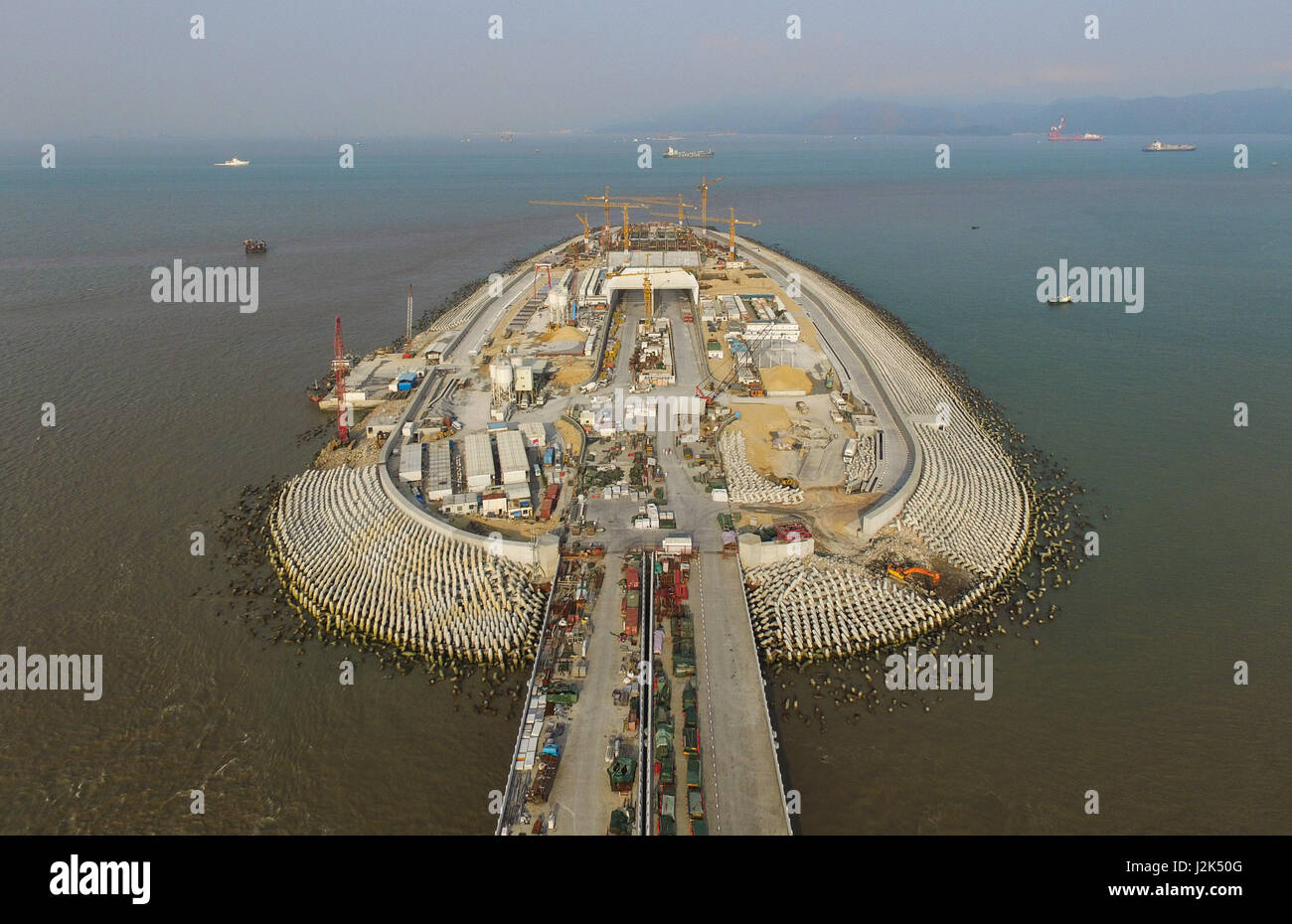 Zhuhai, China's Guangdong Province. Part of the project. 2nd May, 2017 ...