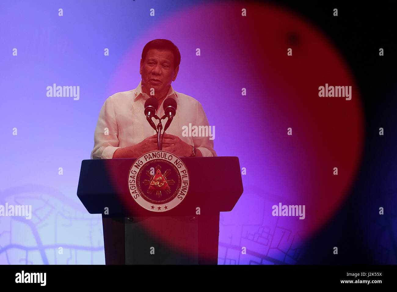 Pasay City, Philippines. 29th Apr, 2017. Philippine President Rodrigo ...