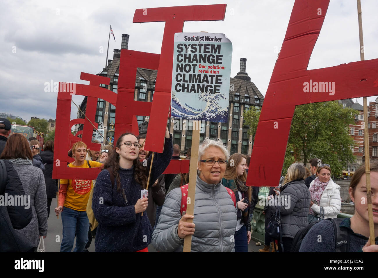 London, England, UK, Saturday 29th April, 2017 Campaign against Climate ...