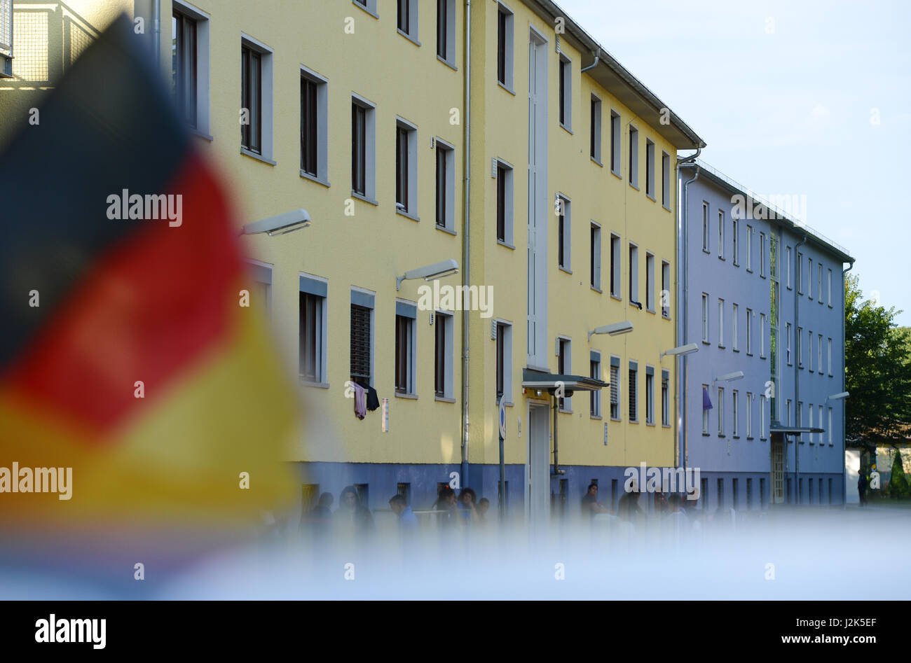 ARCHIVE - An archive image dated 30 June 2014 shows the German flag ...