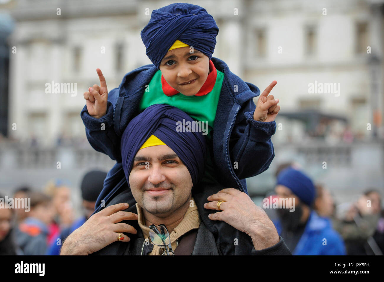 Sikh father son hi-res stock photography and images - Alamy
