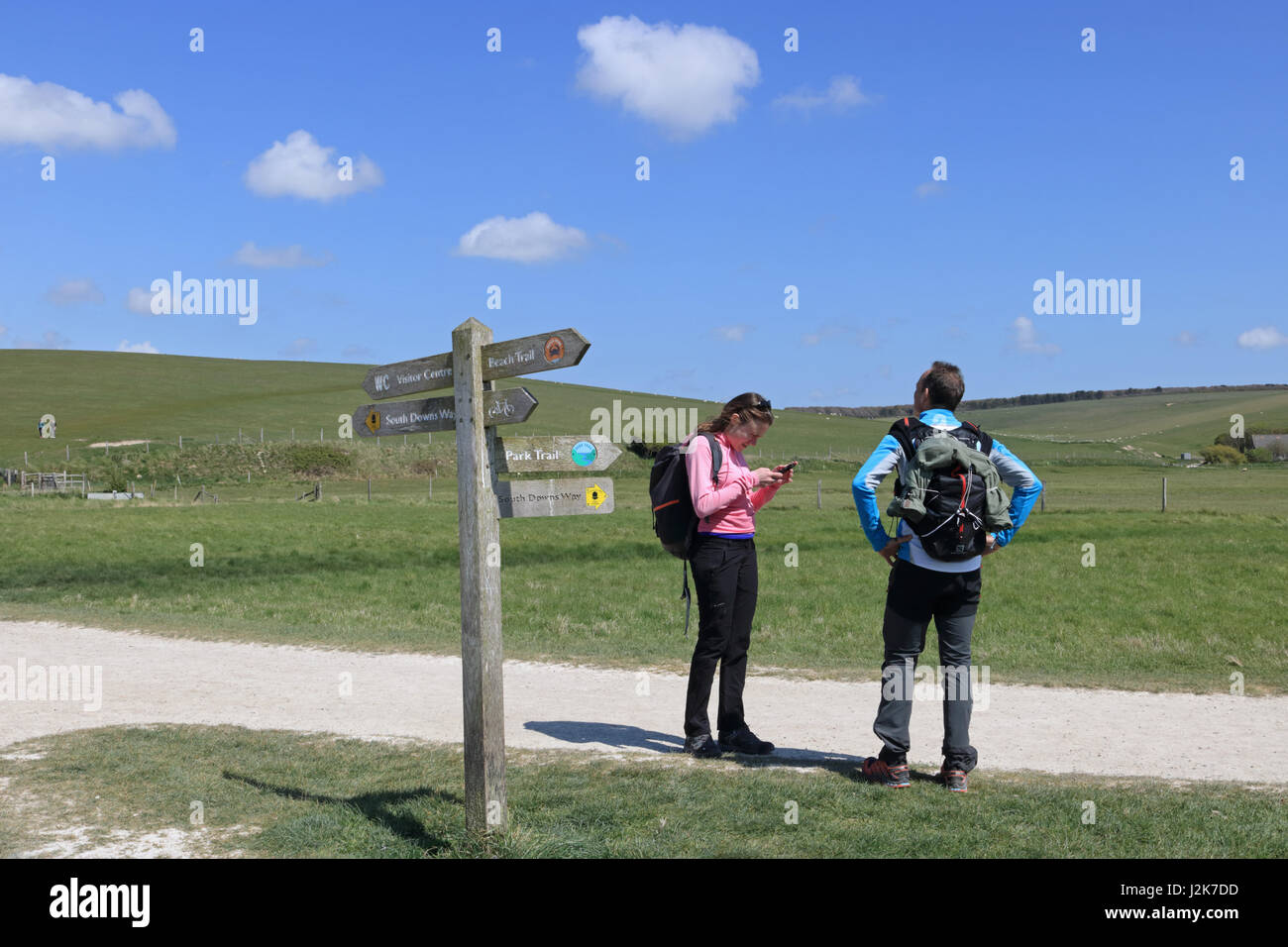 Walkers map sussex hi-res stock photography and images - Alamy