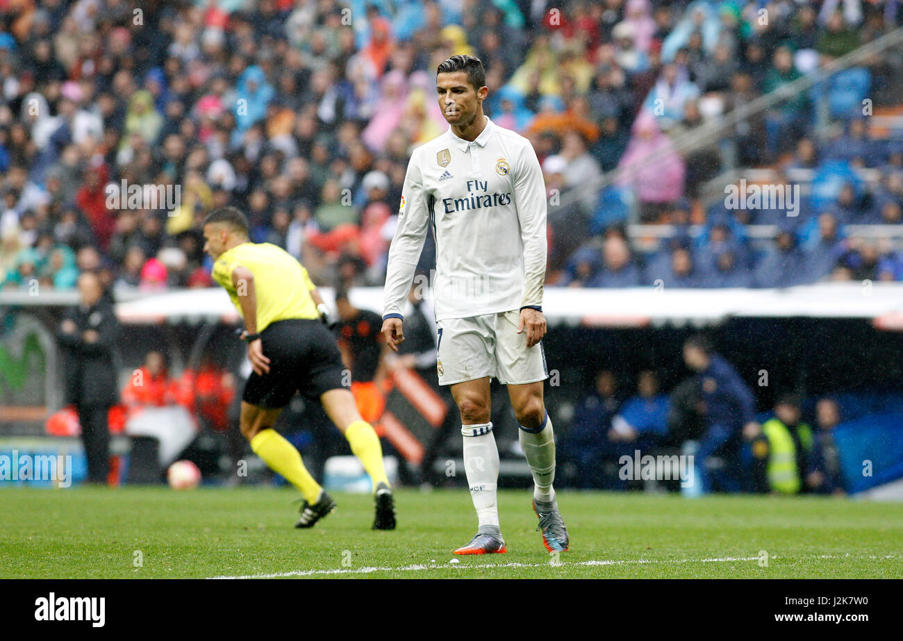 Madrid, Spain. 29th Apr, 2017. Cristiano Ronaldo (Real Madrid CF ...