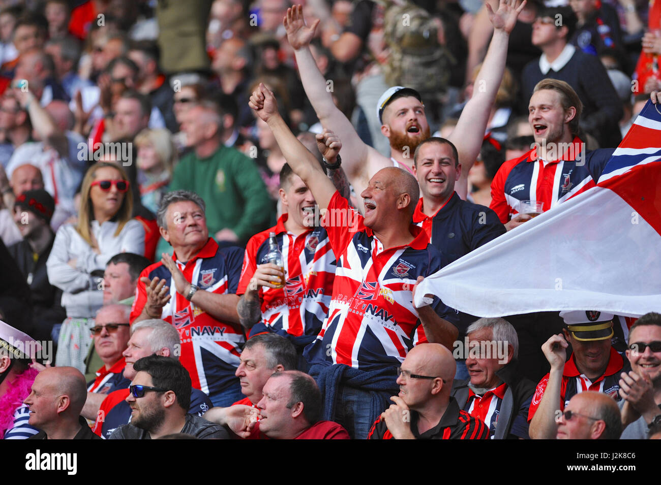 University rugby fans hi-res stock photography and images - Alamy