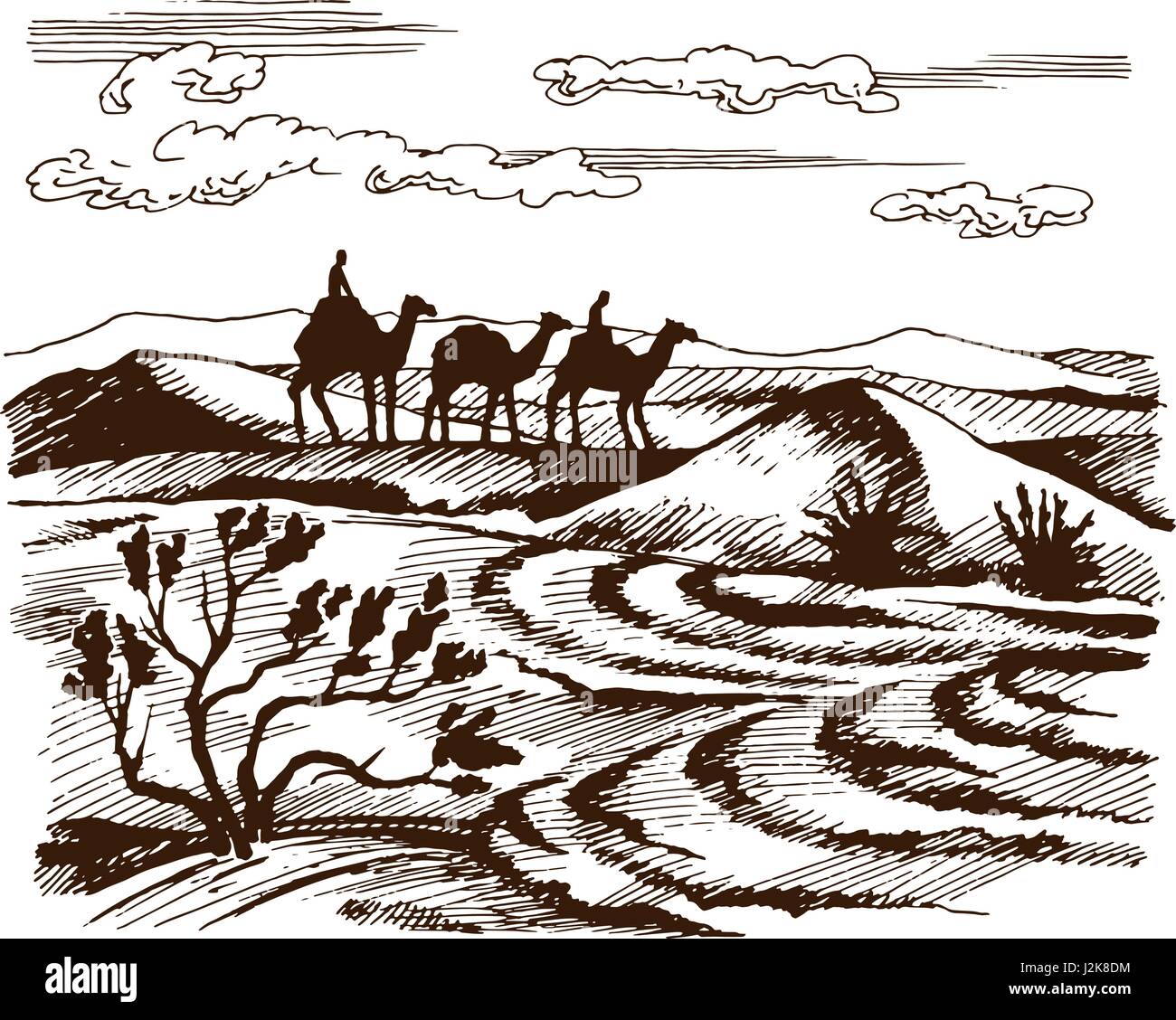 Drawing caravan hi-res stock photography and images - Alamy