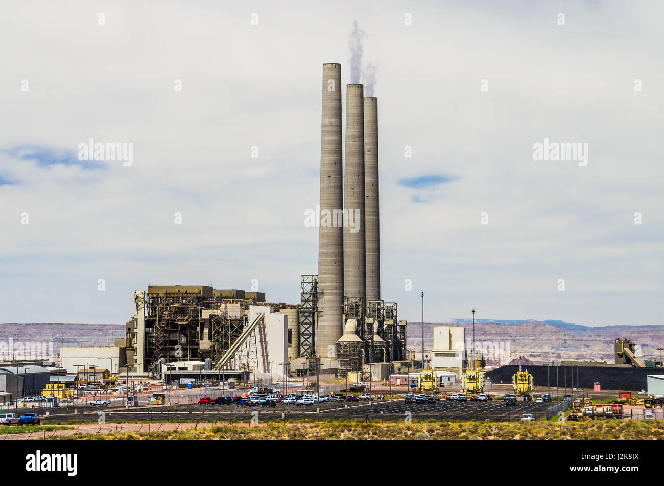 Page, USA - August 6, 2015: Navajo Generating Station, a coal-fired ...