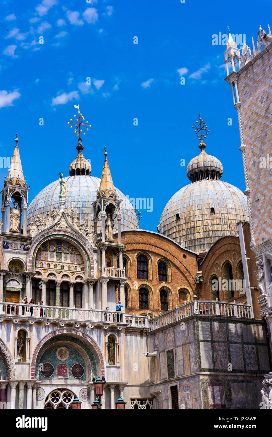 Piazza San Marko in Venice, Italy. San Marko cathedral Stock Photo - Alamy