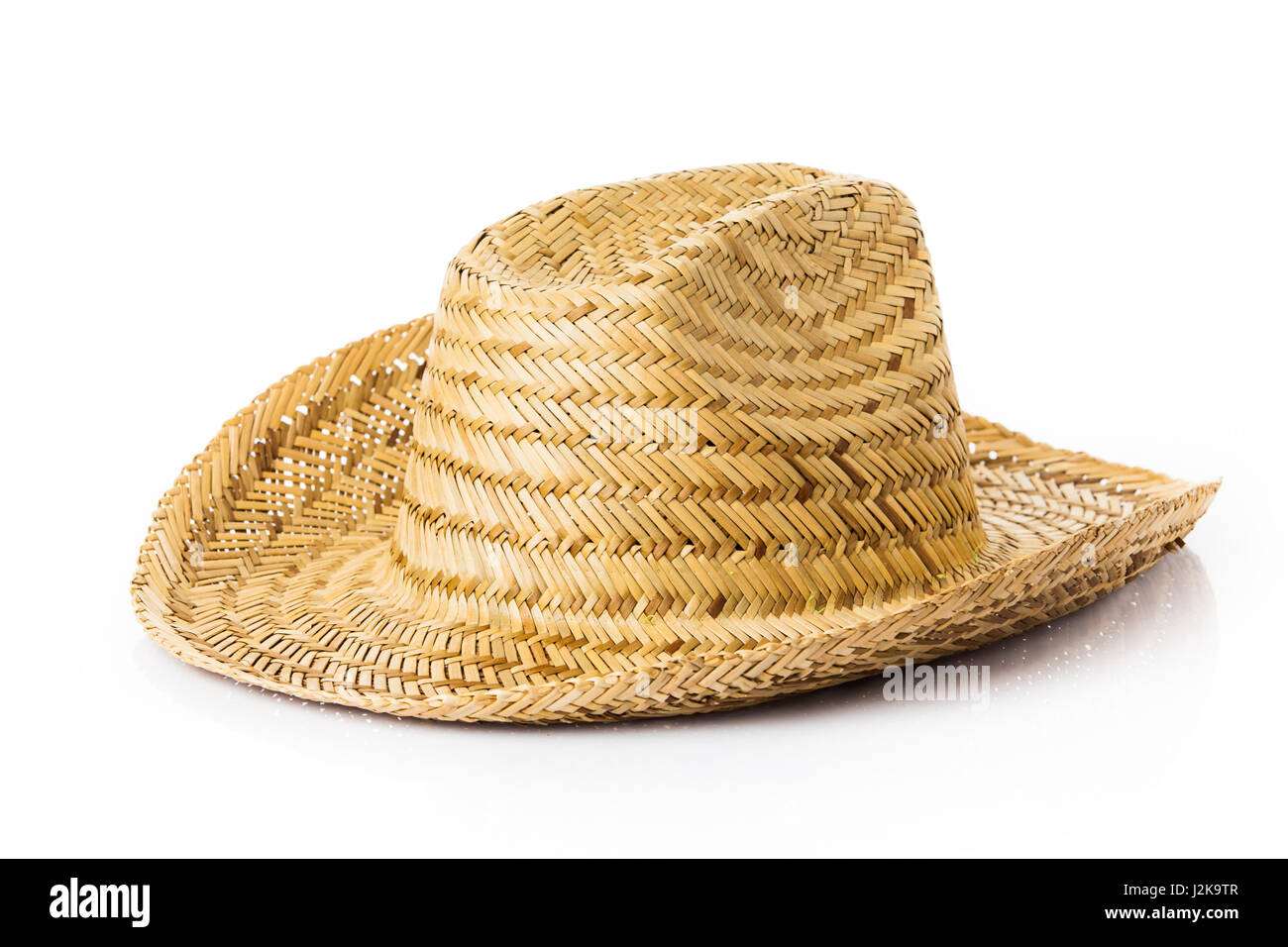 straw hat isolated on a white background Stock Photo - Alamy