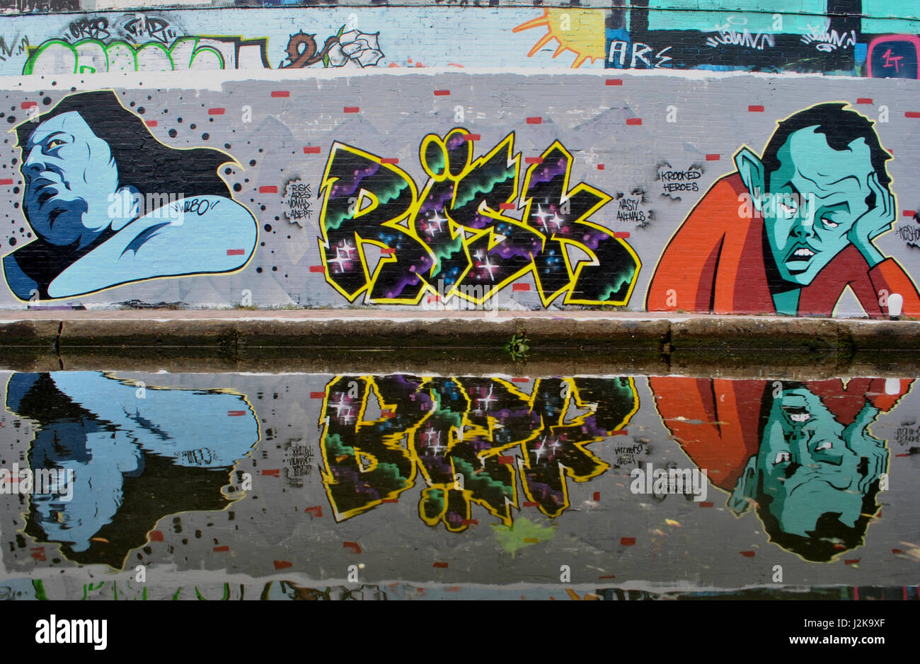 Graffiti and street art in hackney wick hi-res stock photography and ...