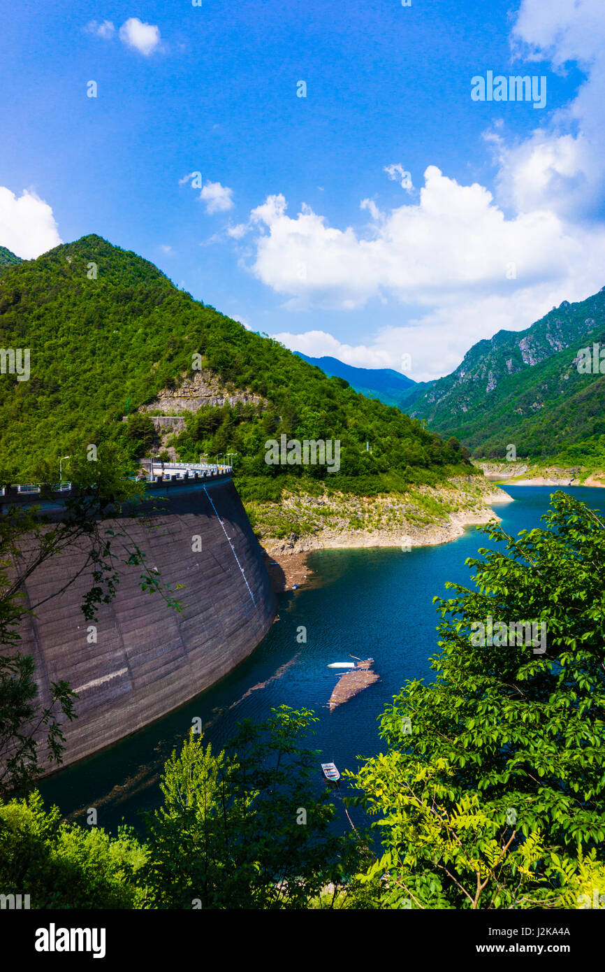 Big dam. Dam in the Mountains Stock Photo - Alamy