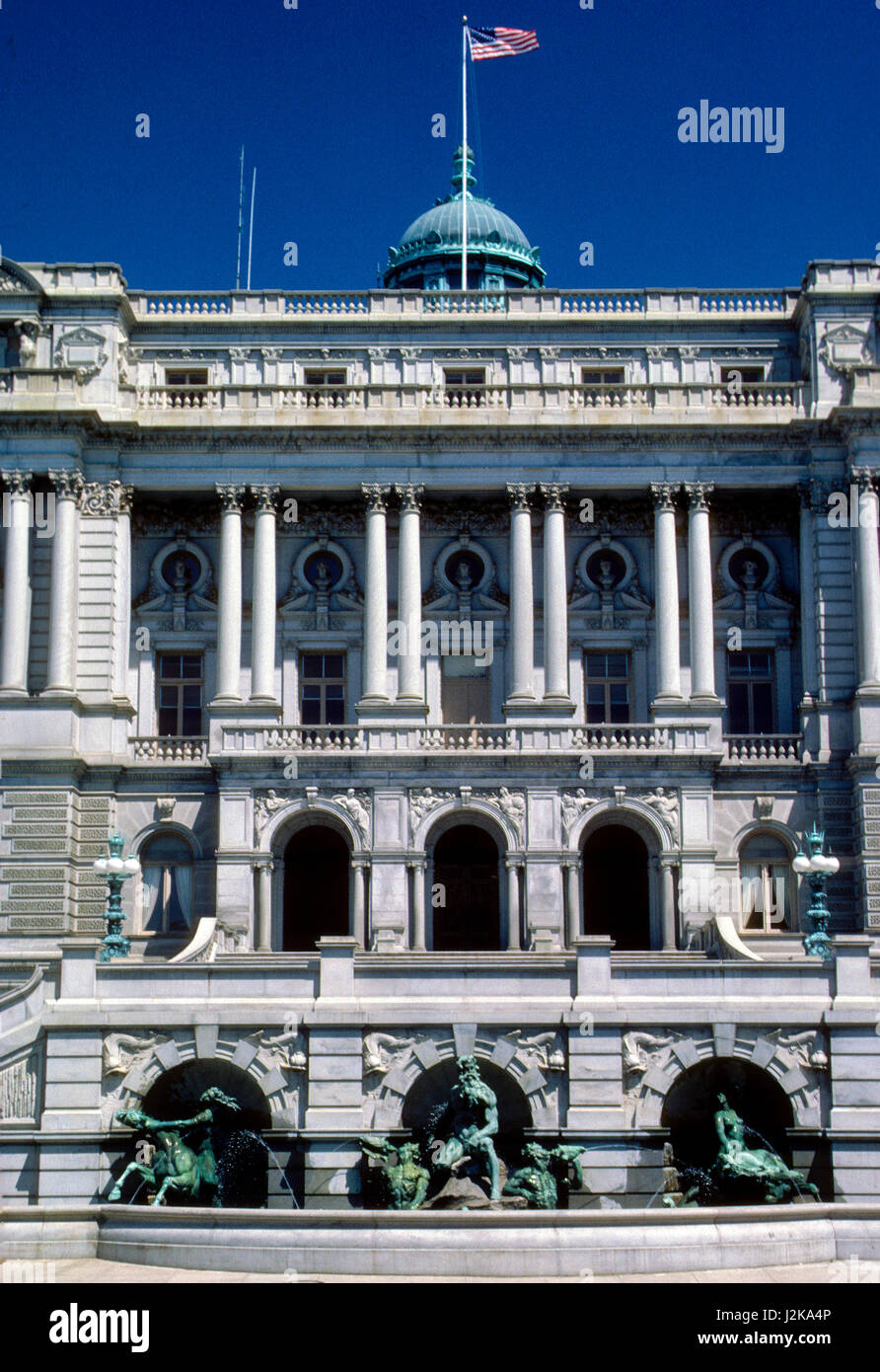 View of the West Front of the Thomas Jefferson Building of the Library ...