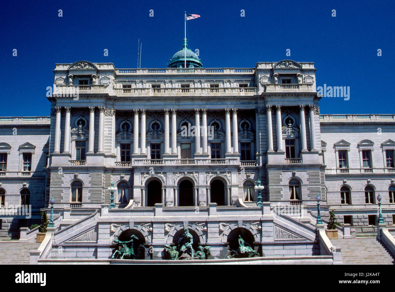 View of the West Front of the Thomas Jefferson Building of the Library ...